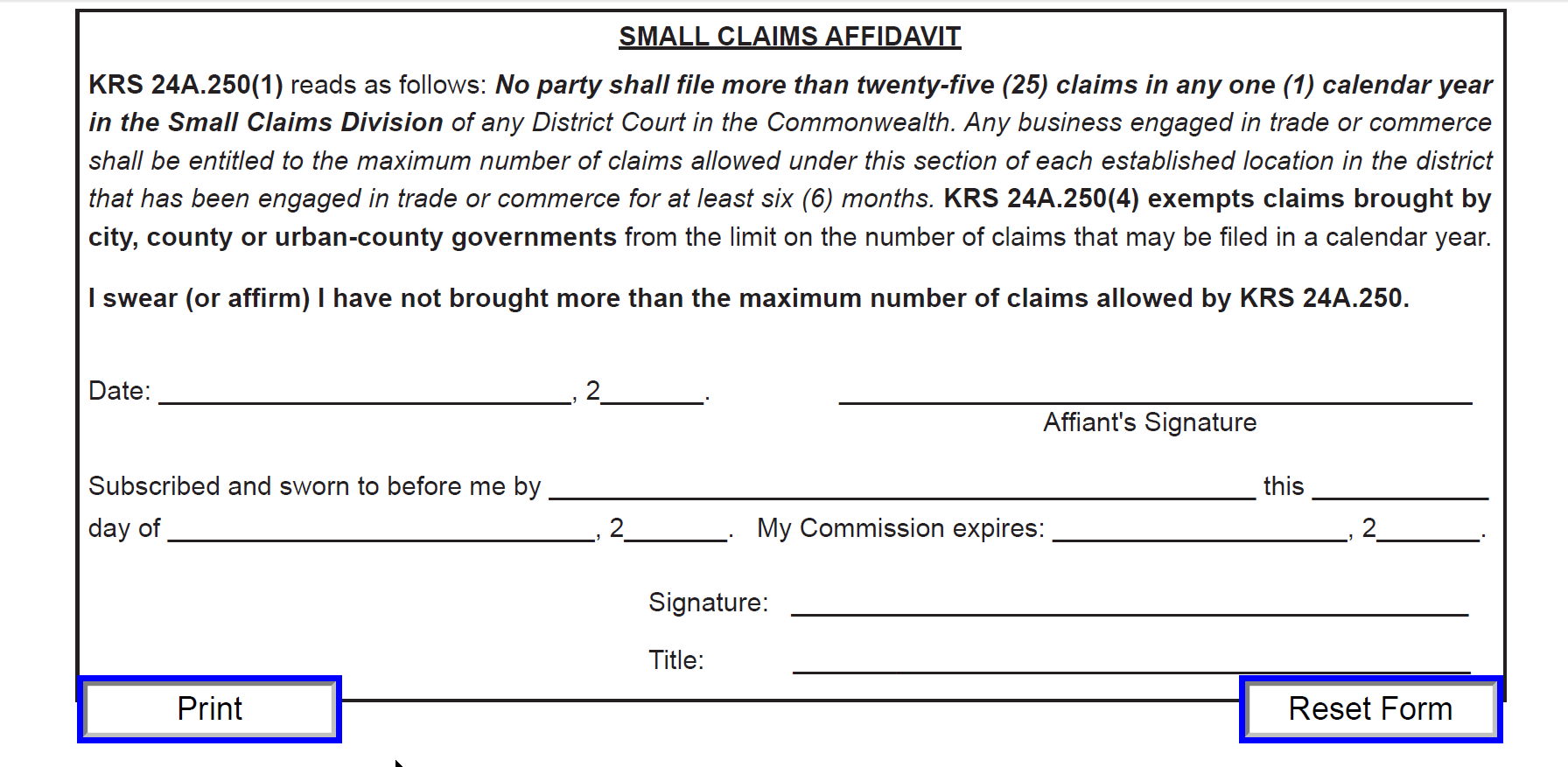Downloading & Submitting AOC Forms