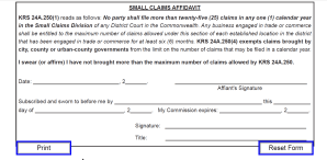 Downloading & Submitting AOC Forms
